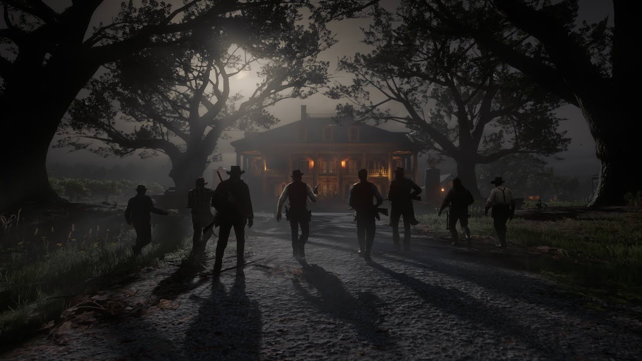 Red Dead Redemption 2: Braithwait mansion raid - YouTube