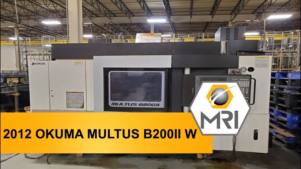 2012 OKUMA MULTUS B200II W CNC LATHE - YouTube