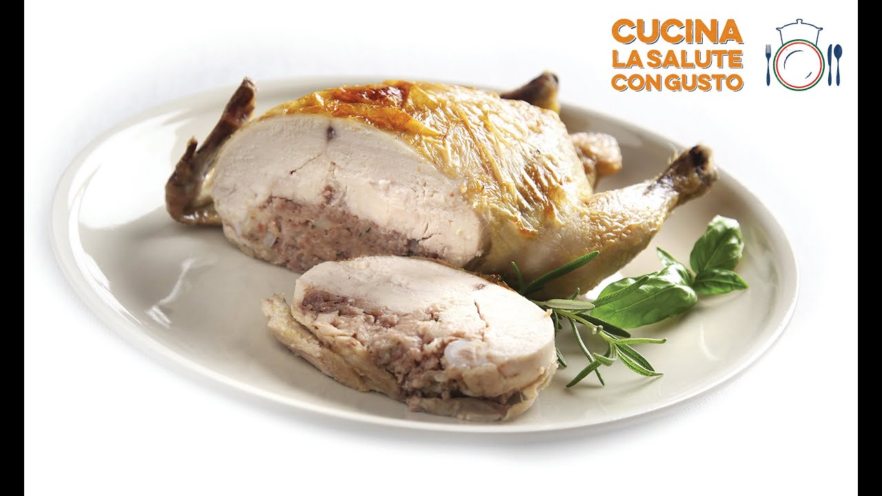 Ricetta: Pollo in porchetta - Umbria - YouTube