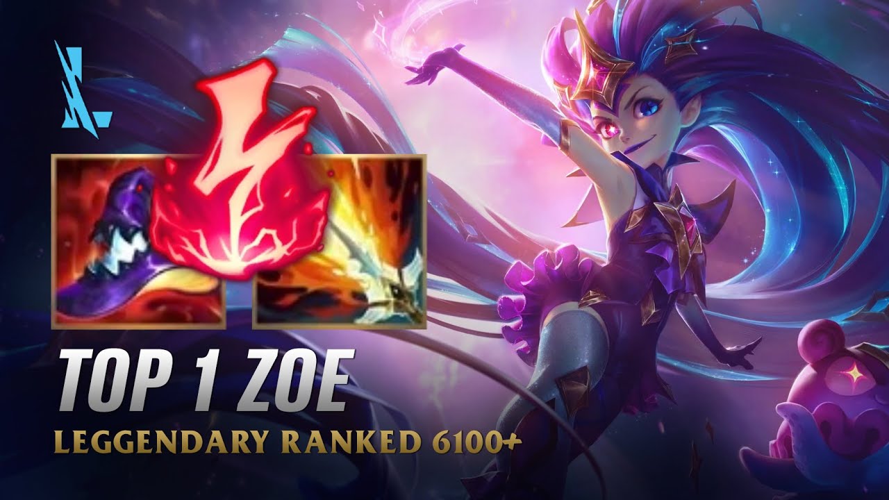 Wild Rift ZOE - TOP 1 Star Guardian Zoe S14 Ranked Gameplay + Build ...
