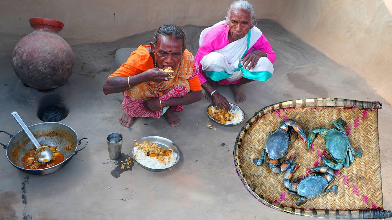 Sundarban River King Crab Cooking by Santali Tribe Grandmothers by ...