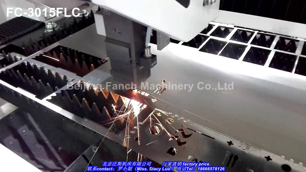BEIJING FANCH FC-3015FLC 500W Fiber Laser Cutting Machine Various Metal ...