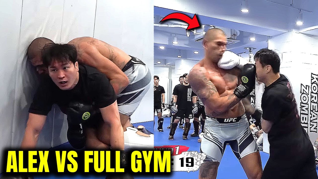 Alex Pereira Takes On Full Korean Gym. *INTENSE SPARRING* - YouTube