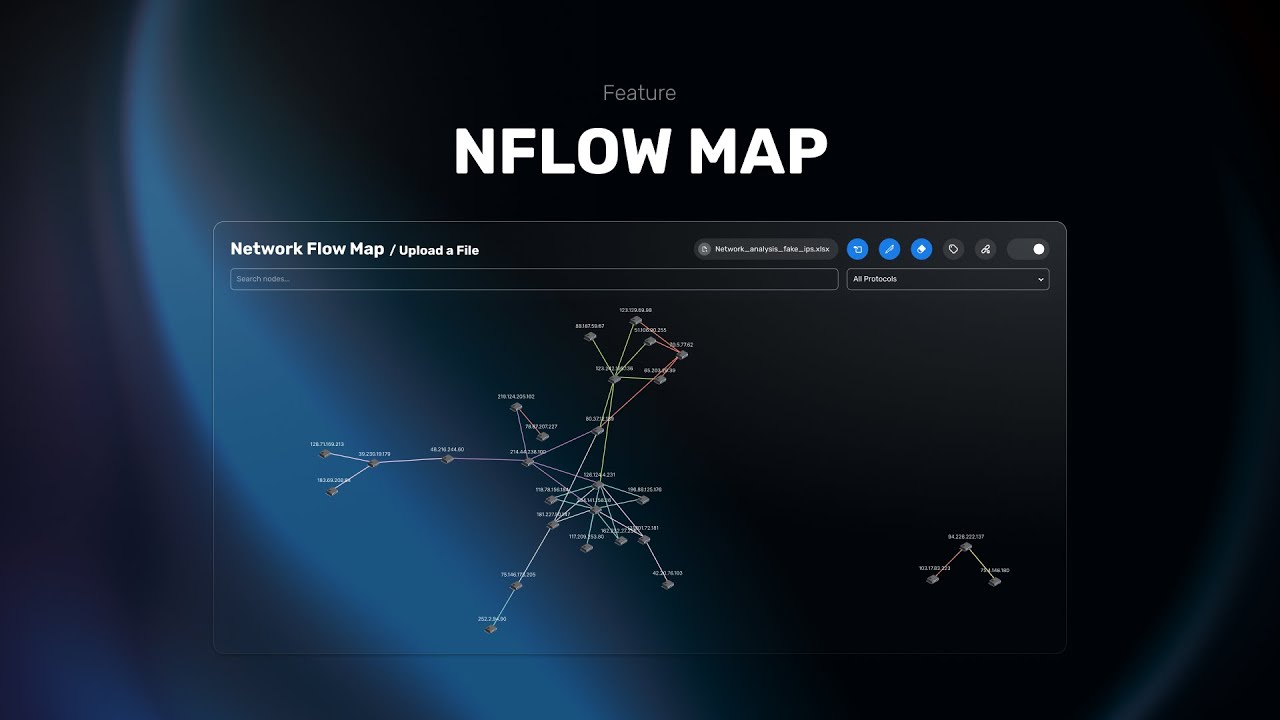 Nflow Map: Visualize Network Traffic Like Never Before - YouTube