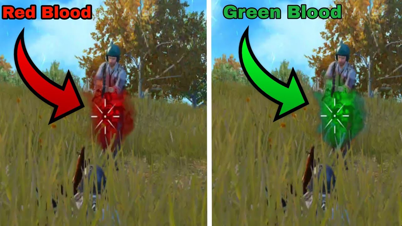 How to Enable Green Damage Effect in Pubg - YouTube