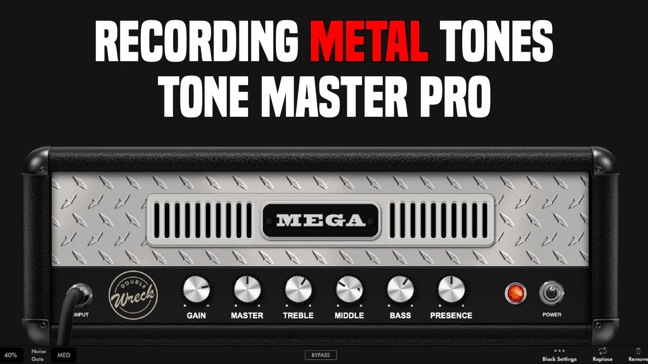 How to record brutal METAL tones with the Fender Tone Master Pro - YouTube