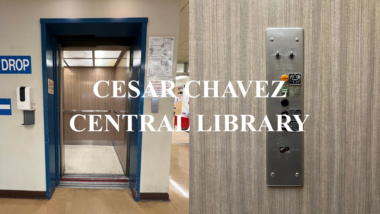 Awesome Vintage Montgomery Hydraulic Elevator - Cesar Chavez Central ...
