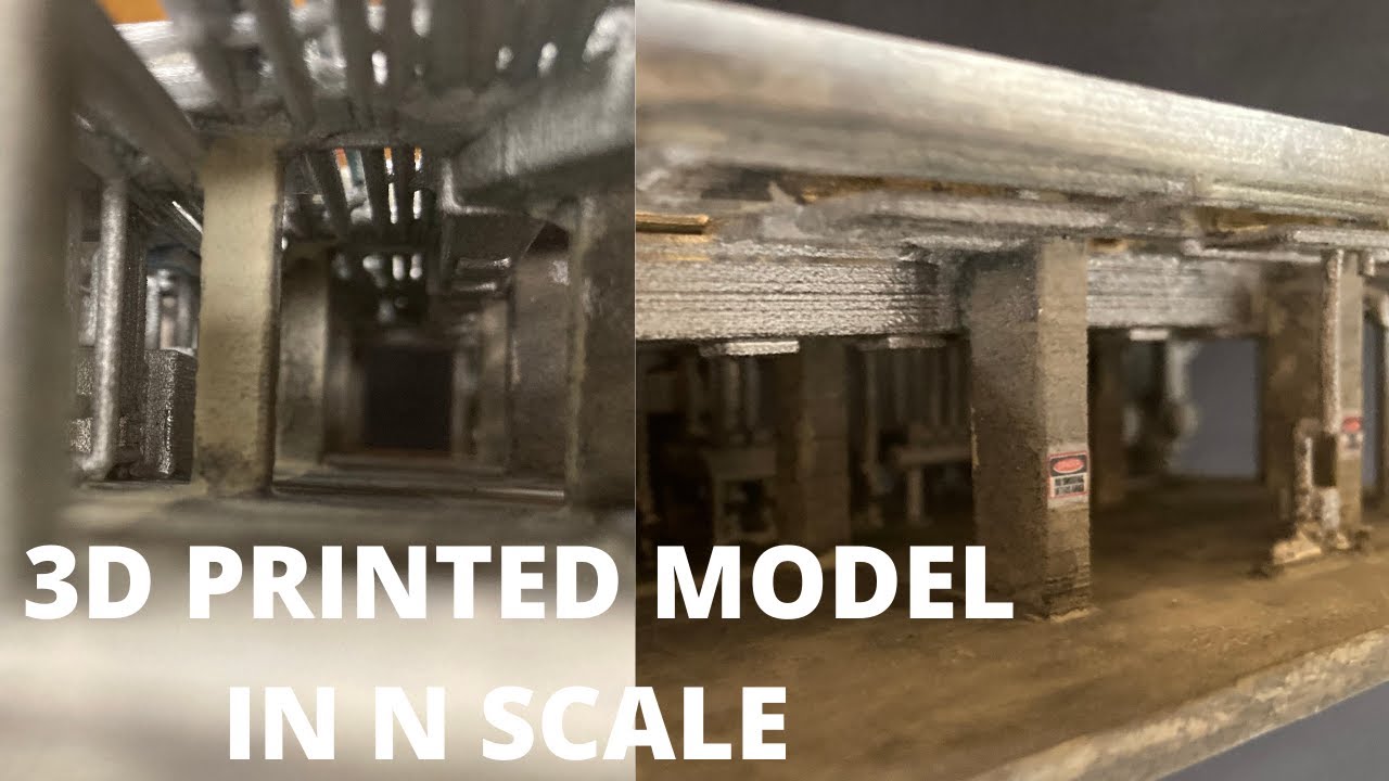 THE N SCALE ARCHITECT - 3D PRINTED MODEL Incredible details - YouTube