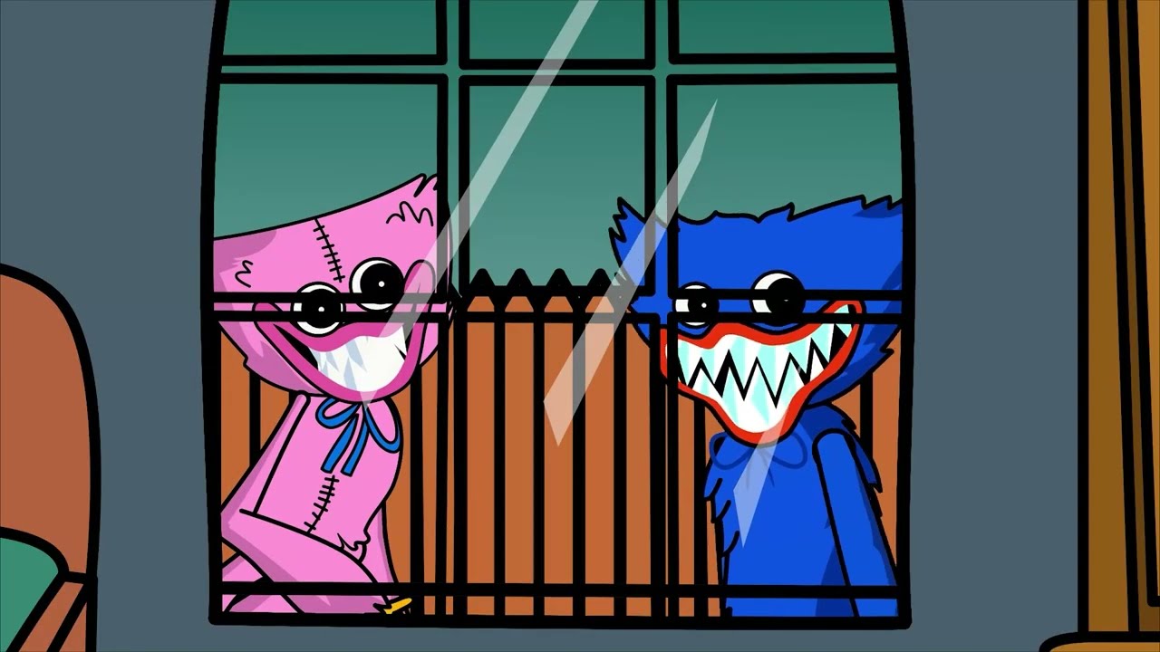 Player vs Kissy Missy vs Huggy wuggy 2d animation - YouTube