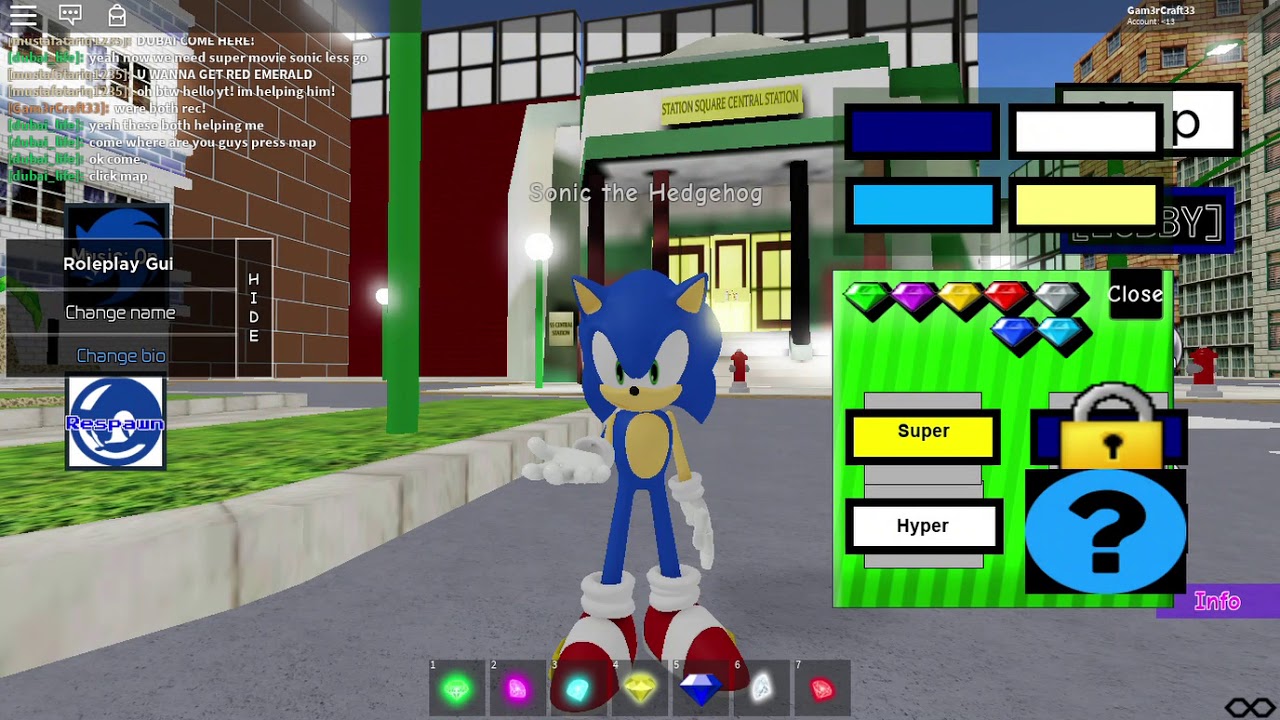 Roblox Sonic FINDING ALL CHAOS EMERALDS - YouTube