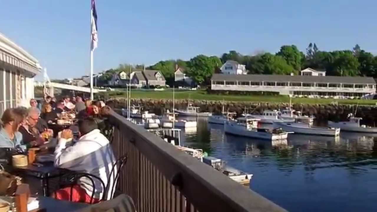Barnacle Billy's, Perkins Cove, Ogunquit, Maine, USA, June, 2014 - YouTube