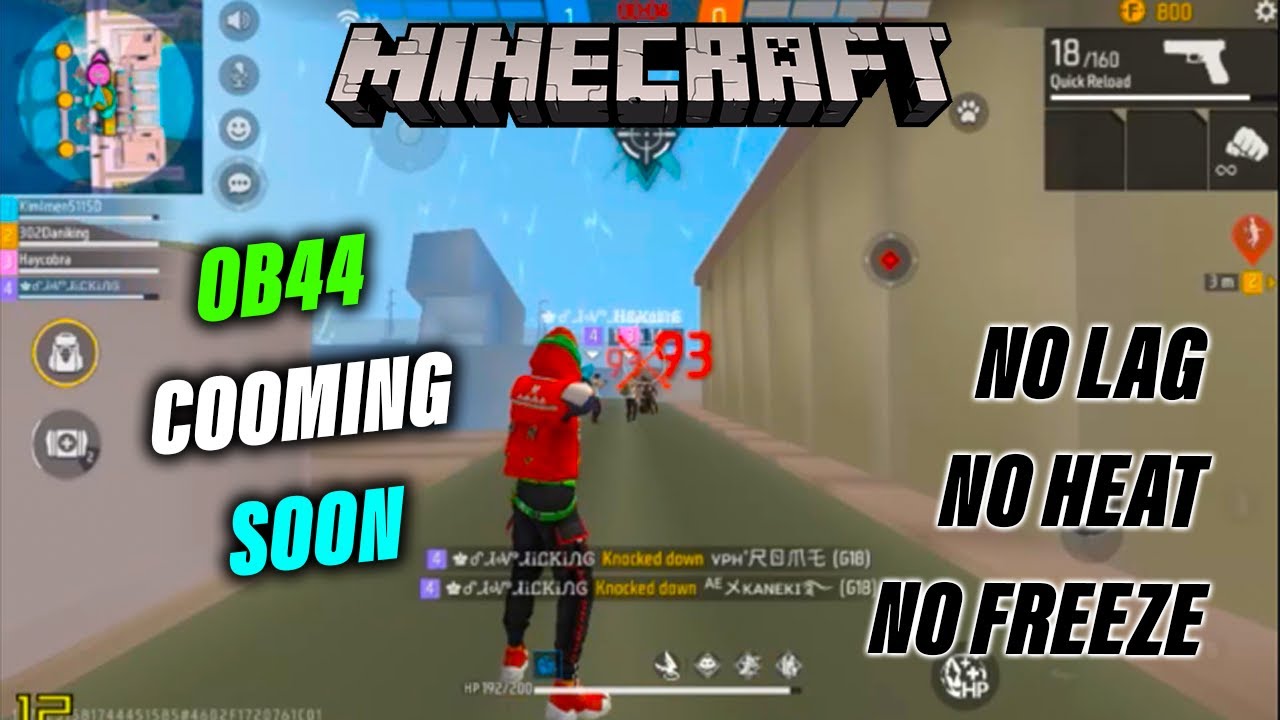 OB43 FF MINECRAFT GRAPHIC CONFING LAG FIX OB43 OBB LITE FF MINECRAFT ...