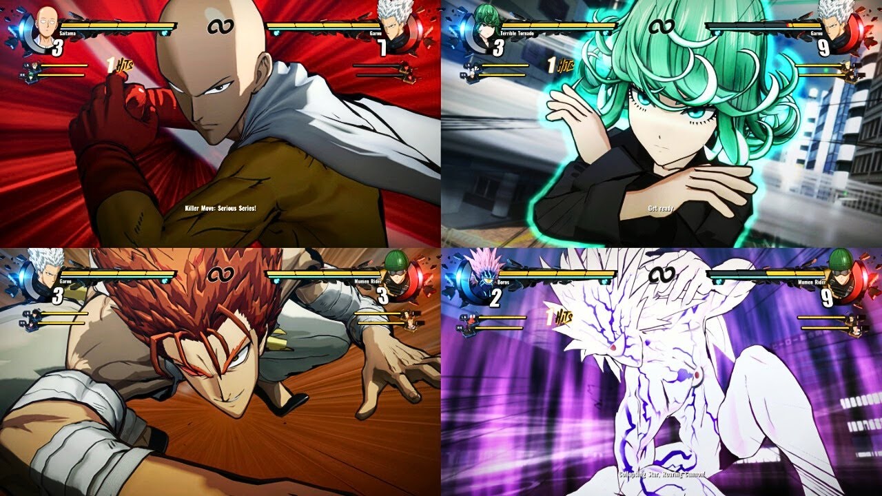 One Punch Man Character Ultimate Attacks [4K 60FPS] One Punch Man: A ...