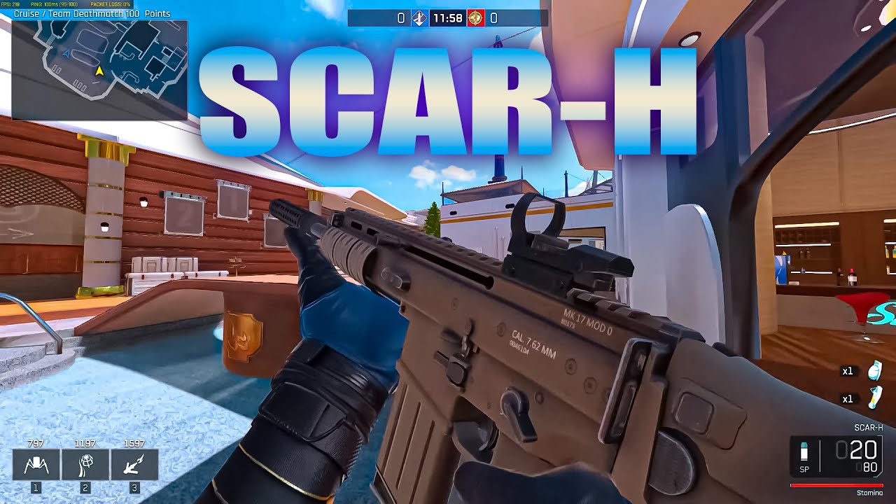 INCREIBLE PARTIDA CON LA SCAR-H EN DUELO POR EQUIPOS - IRONSIGHT - YouTube