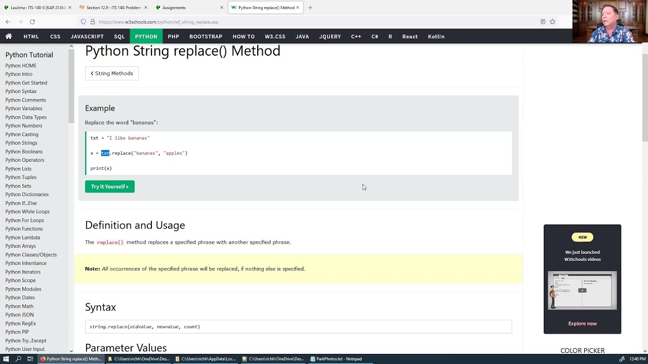 ITS148 Video 11 Fall 2021 Chapter 12.7, Labs 12.9, 12.10 - YouTube