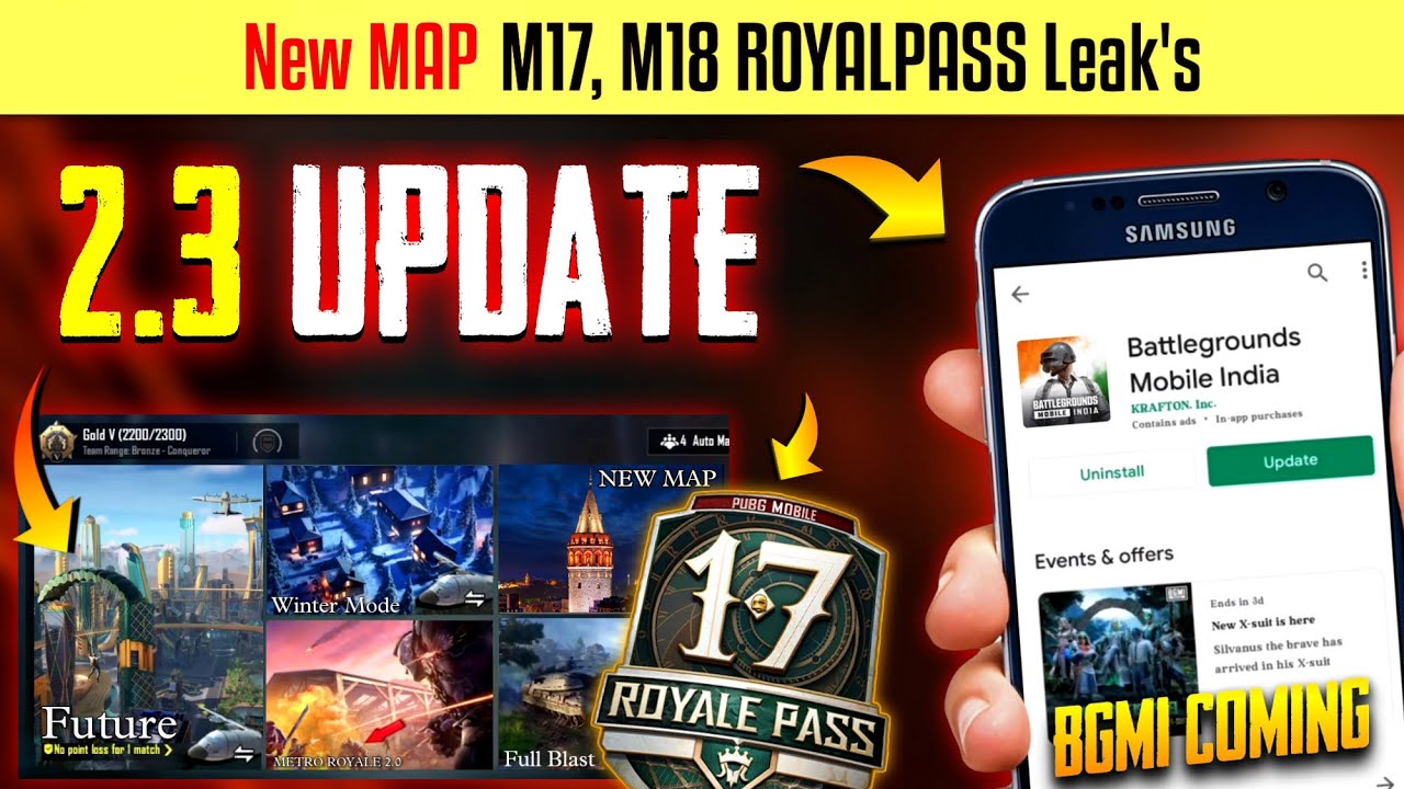 BGMI NEXT UPDATE 2.3 😍 BGMI Unban Latest News | BGMI New Update | BGMI ...