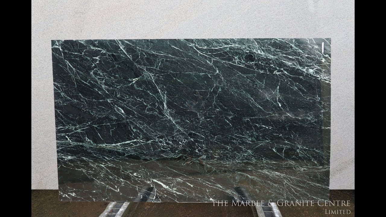 Verde Alpi, block no. 43756. 30mm polished slabs. - YouTube