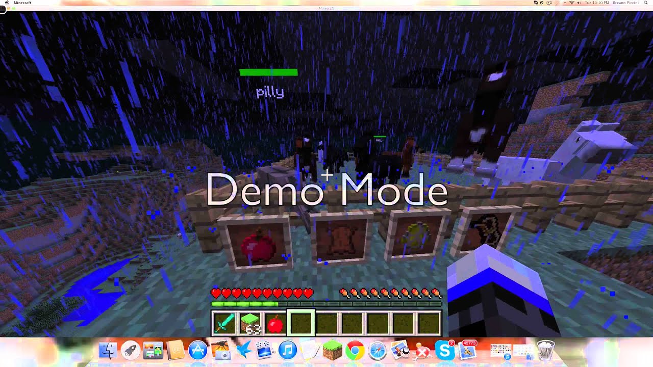 How to: Tame horses in Mo' Creatures! Episode #1 - YouTube
