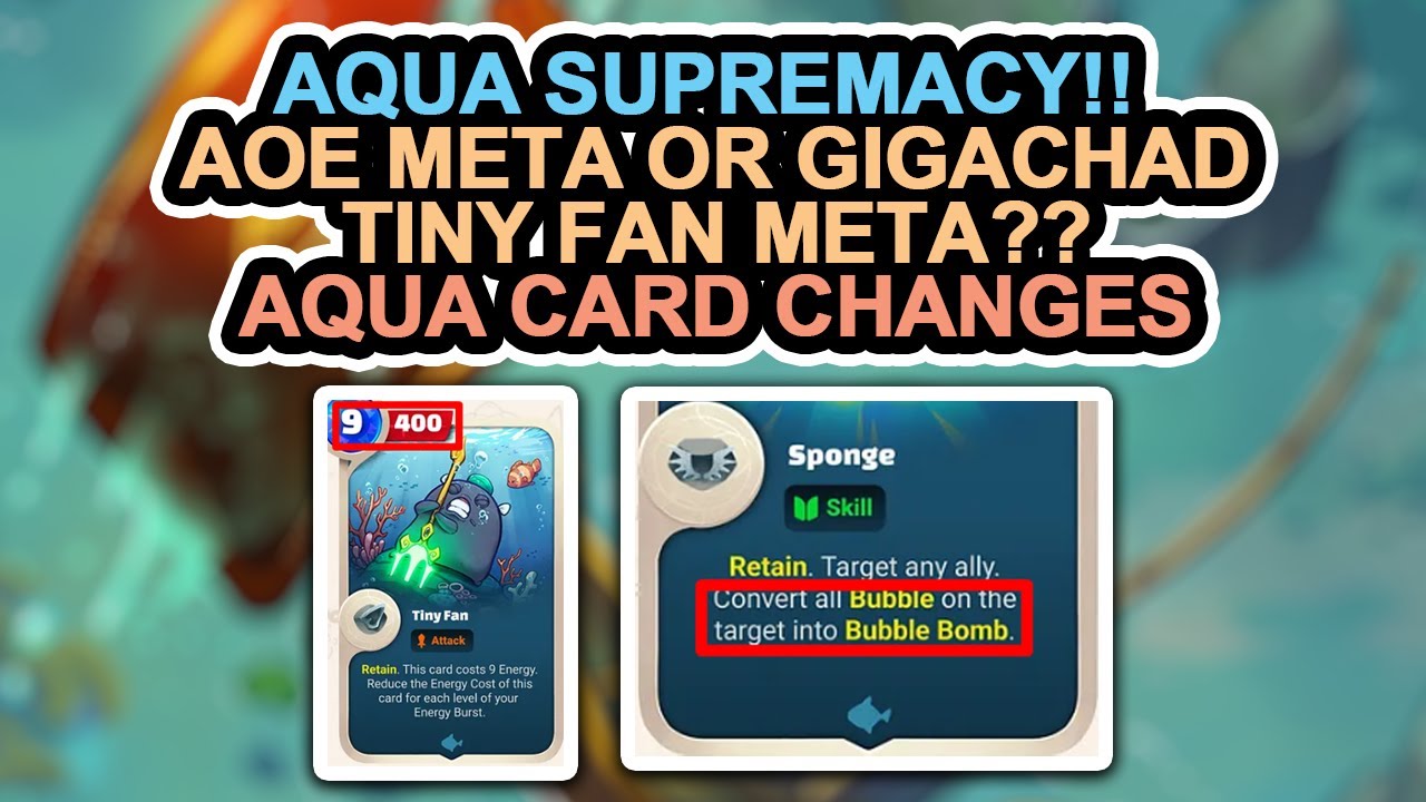 Axie Update: AQUA SUPREMACY!! AOE META OR GIGACHAD TINY FAN META ...