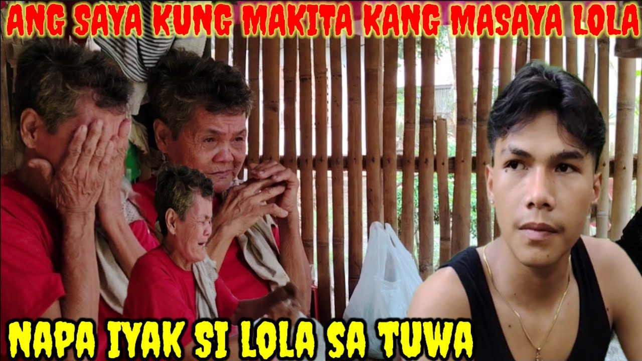 LUHA NG SUBRANG KASIYAHAN, MASAYA AKUNG MAKITA KANG MASAYA LOLA🥺 - YouTube