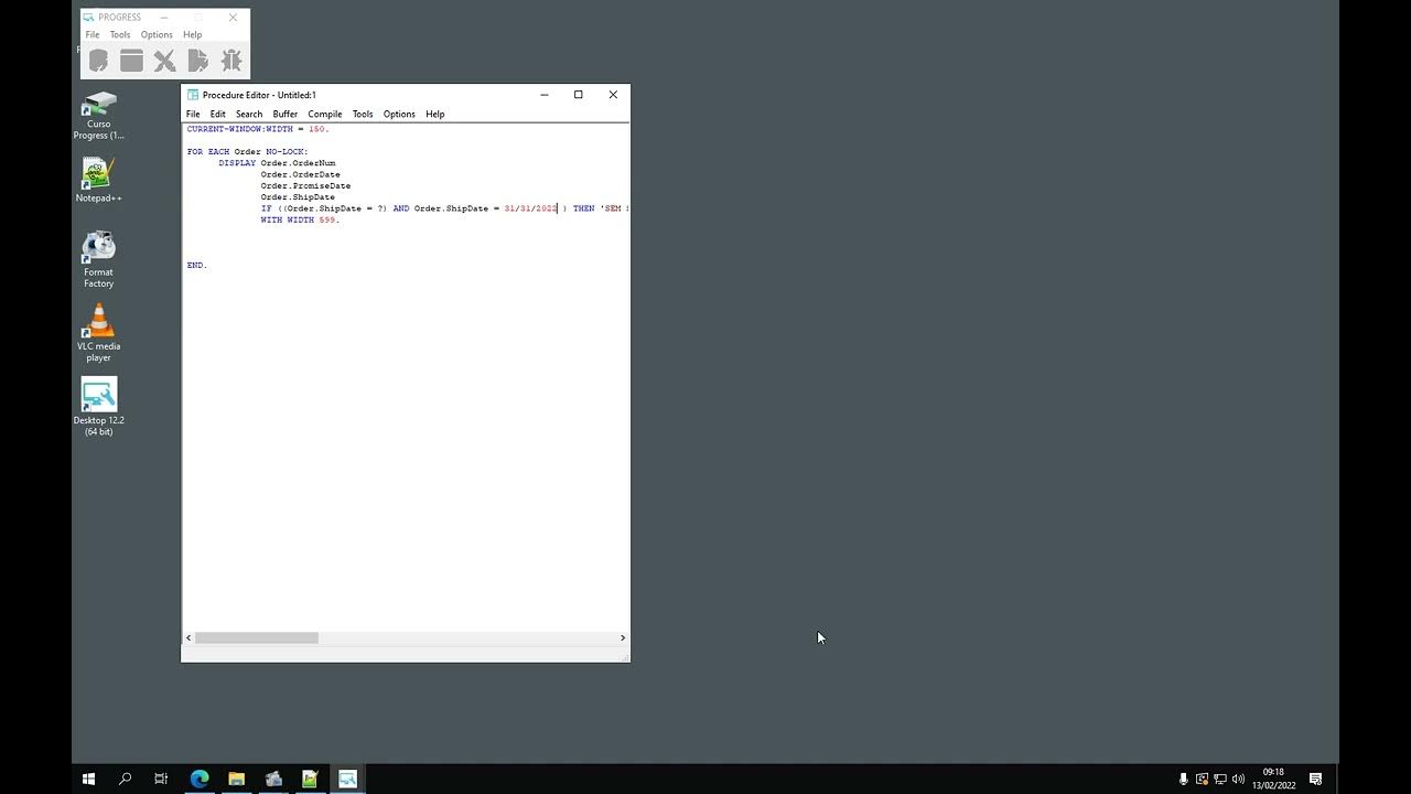 Aula 9 IF ELSE Consultas Progress 4GL Openedge Datasul Totvs - YouTube