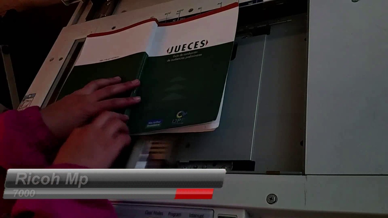 ricoh mp 7000 - YouTube