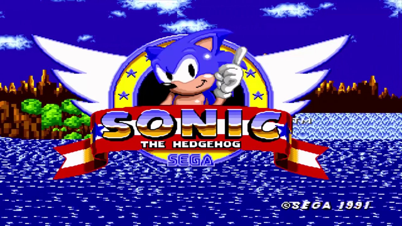 Sonic The Hedgehog Megadrive Intro Opening Full Hd 1080p Youtube
