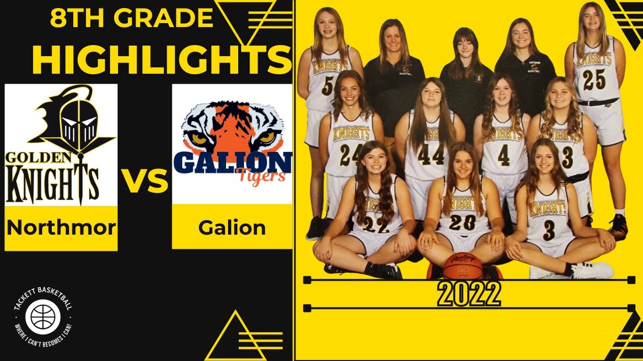 Northmor (Girls) vs Galion 8th (S) Highlights - YouTube