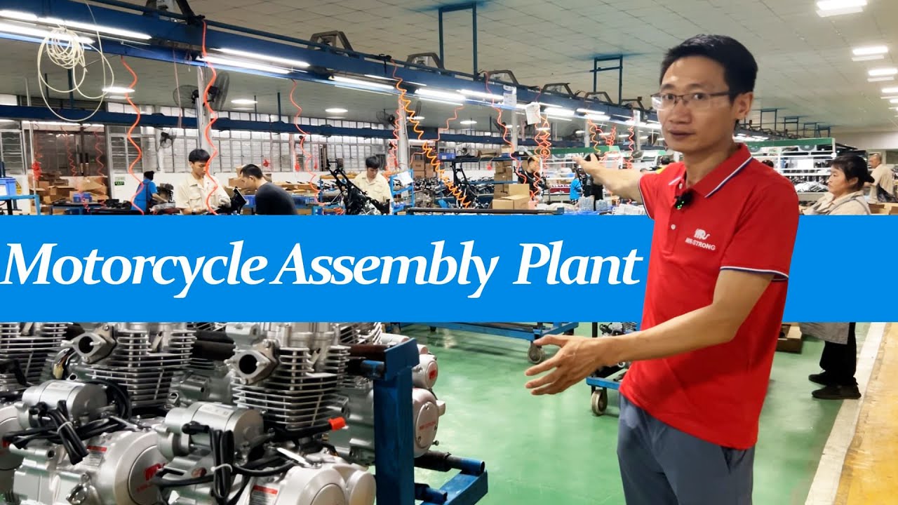 The process of motorcycles from production to assembly. How to assemble ...