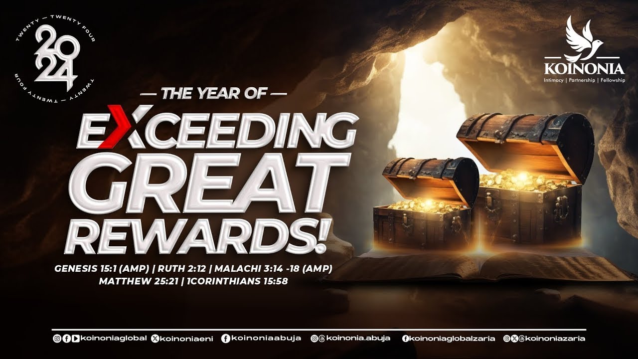 EXCEEDING GREAT REWARDS WITH APOSTLE JOSHUA SELMAN || 21I 01I 2024 ...