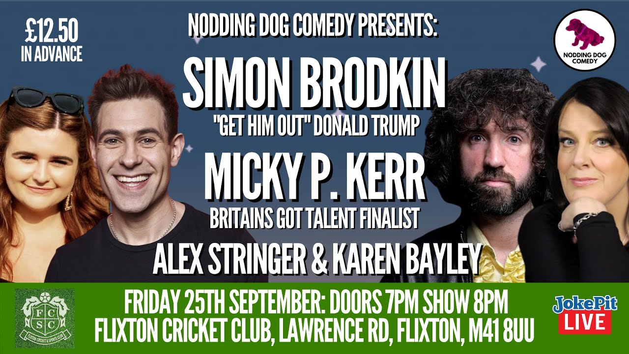 Nodding Dog Comedy, Show adverts, Manchester Comedy - YouTube