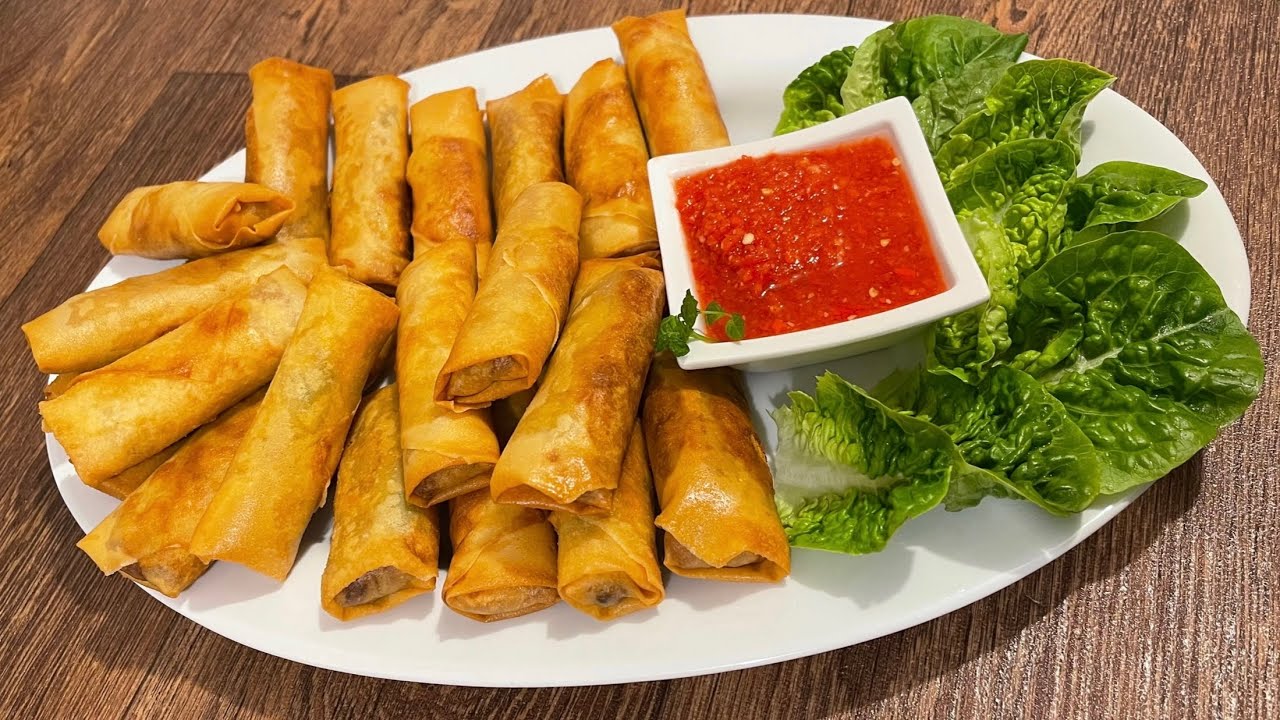 Vegetable Spring Rolls #جرمن رول ترکاری،#رول سبزیجات 春捲食譜 - YouTube
