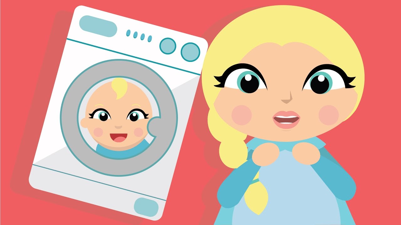 Frozen Elsa Baby Kept into Washing Machine Crying Full Episodes! Real ...