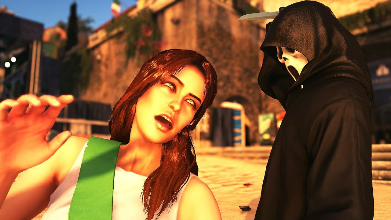 Hitman 3 Landslide Ghostface Slice and Stab Kill Everyone Ghost Mode ...