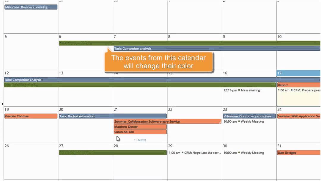 Assigning a Color to Your Calendar - YouTube