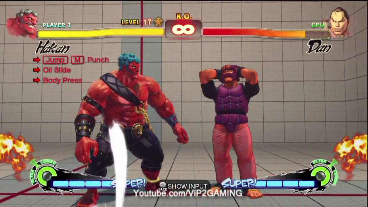 Super Street Fighter 4 Hakan Trials 1-24 - YouTube