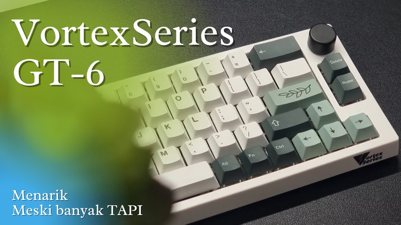 VortexSeries GT6 Polycarbonate Plate | Review & Modding & Typing Sound ...