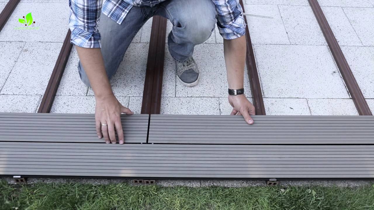 WPC Terrassendielen Gartenfreude - YouTube