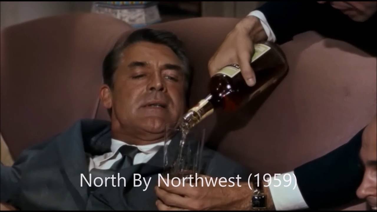 North by Northwest (1959) Cheers ! Cary Grant Drunk Driver, Scene *HD ...