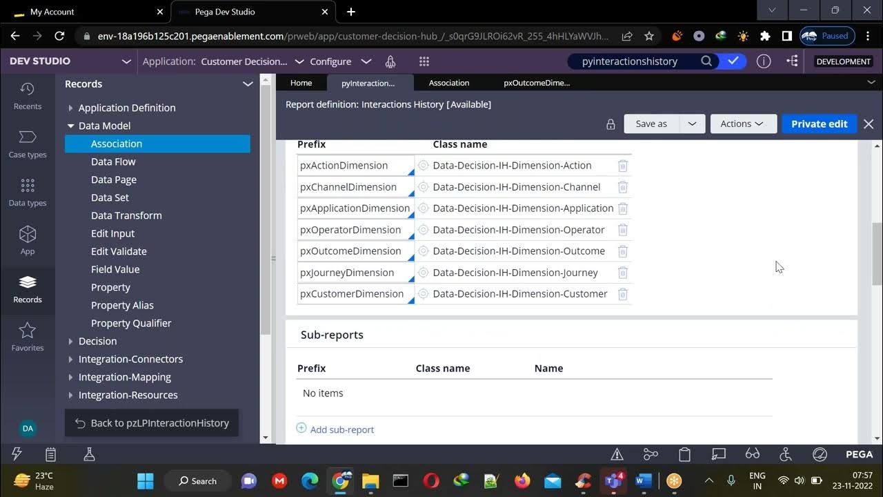 New Pega Decisioning Batch Started 30 Jan 2023. PEGA Interaction ...
