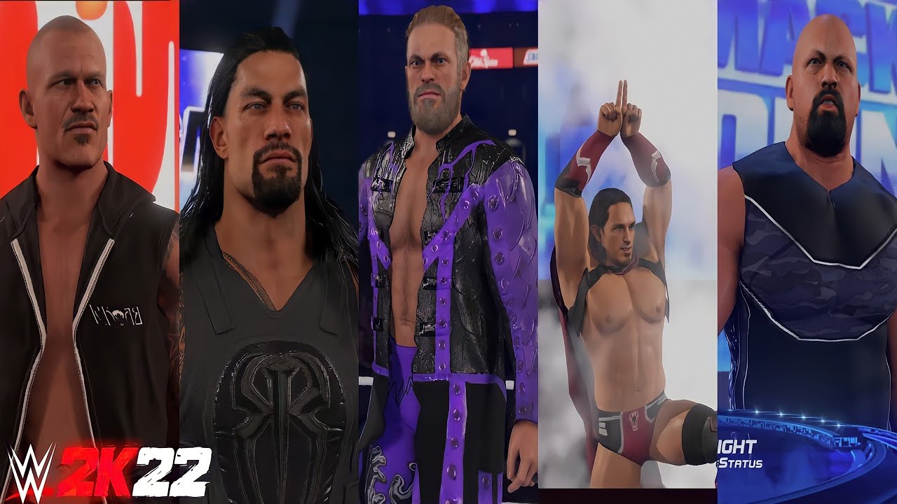 WWE 2K22: Roman Reigns '15, Big Show, Edge, Randy Orton 22 & Aliyah ...