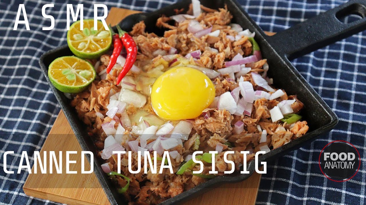 [ASMR] How to Make Quick Canned Tuna Sisig | Sizzling Tuna | Food ...