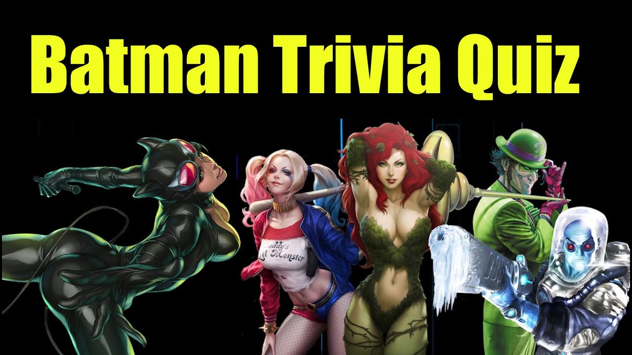 BATMAN Trivia Game (Quick 10 HARD LEVEL Questions) - YouTube