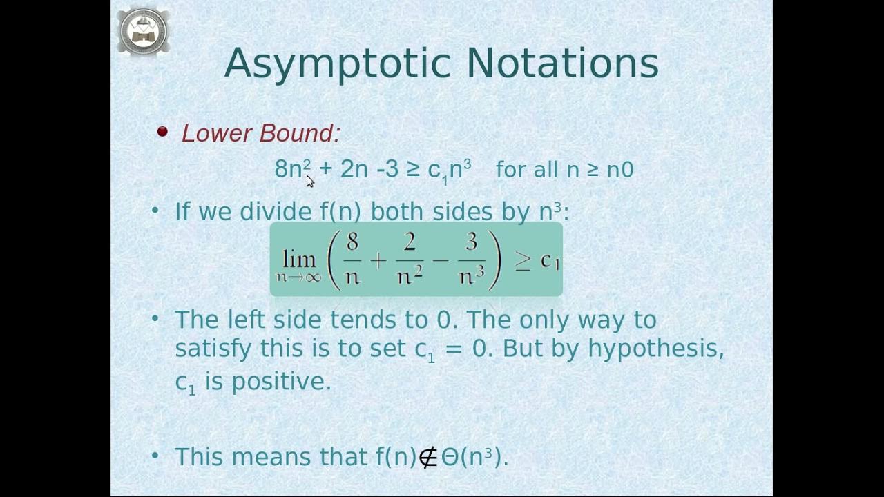 Asymptotic Notations in Urdu Part8 - YouTube