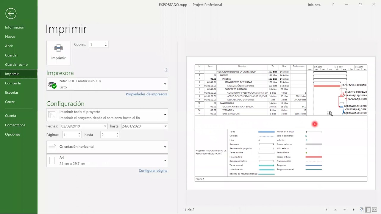 PROGRAMACIÓN DE OBRA CON MSPROJECT - YouTube