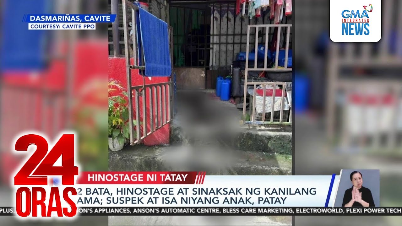 2 bata, hinostage at sinaksak ng kanilang ama; suspek at isa niyang ...