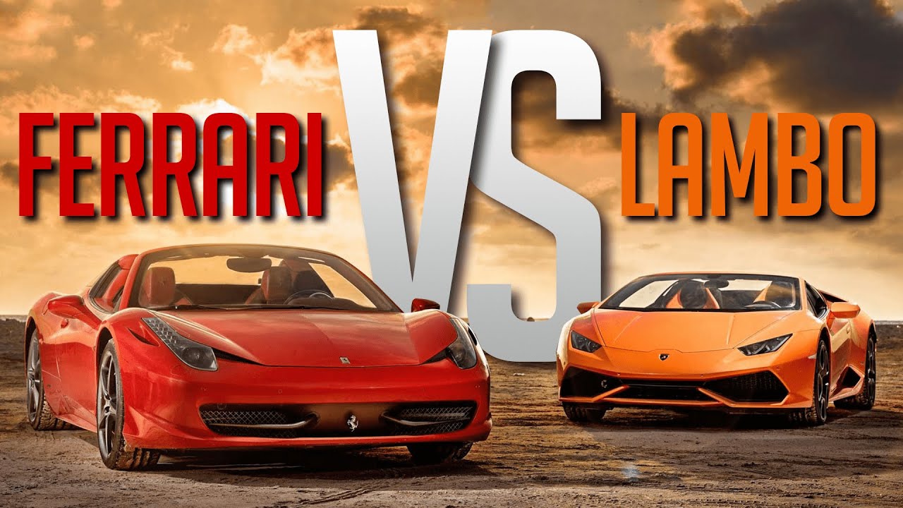 History of Lamborghini vs Ferrari Rivalry - YouTube