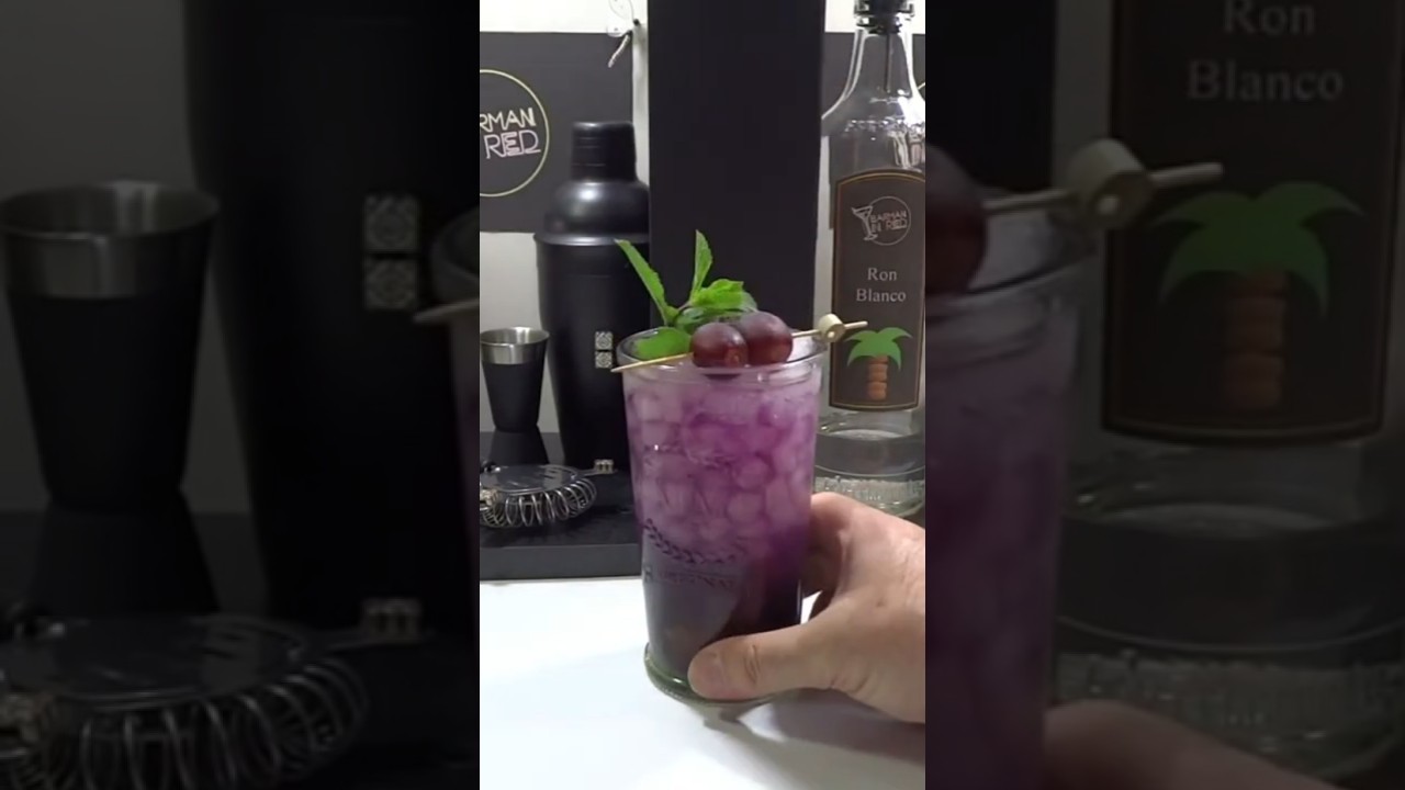 Mojito Morado 🌿 #shorts los mejores Mojitos - YouTube
