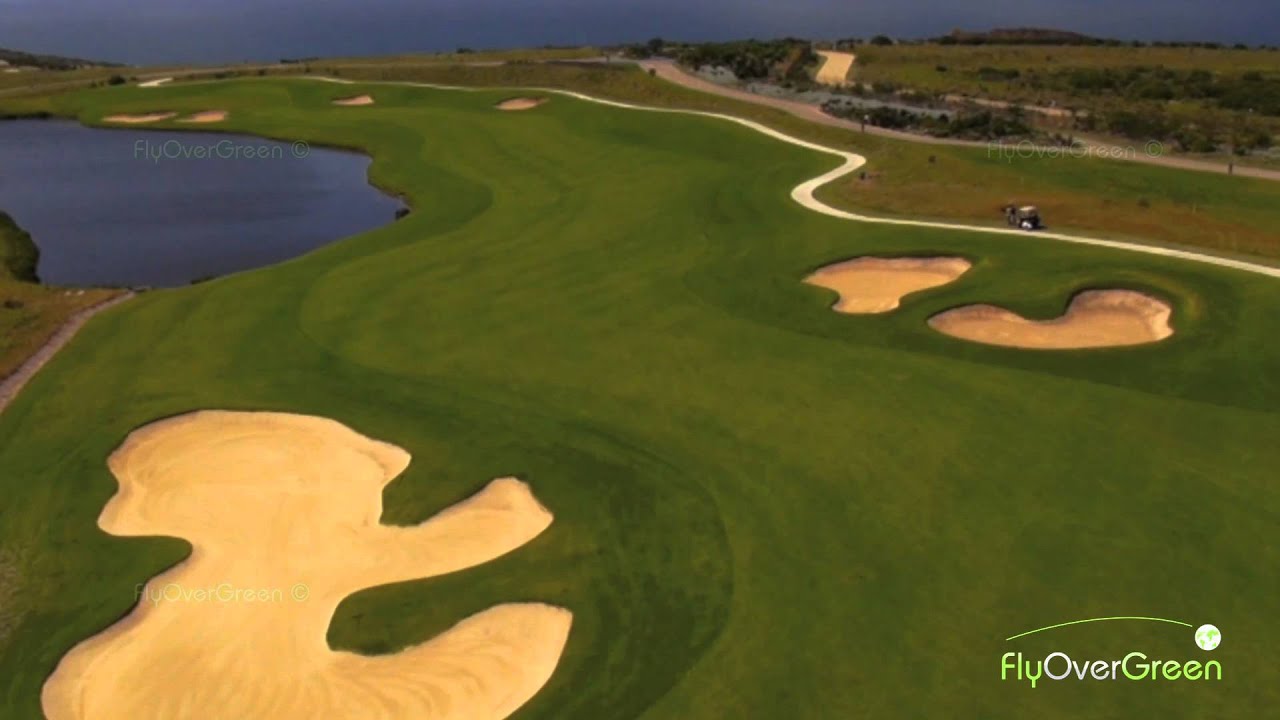 Oubaai Golf Course - drone aerial video - The Oubaai Course - Hole#12 ...