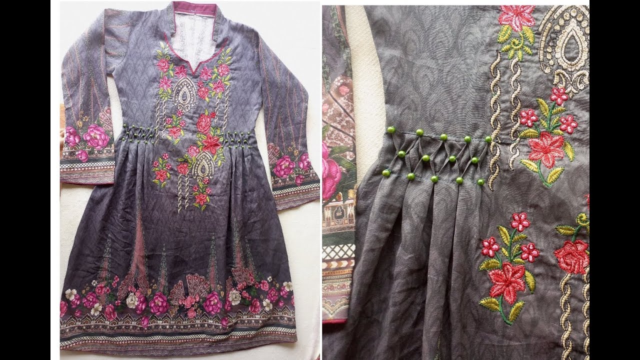 Beautiful frok design for young girls cutting and stitching # ...